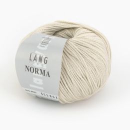 Norma von Lang Yarns, Elfenbein, aus Baumwolle