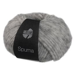 Spuma von Lana Grossa, Hellgrau, aus Schurwolle