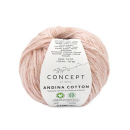 Andina Cotton von Katia, Rosa, aus Baumwolle