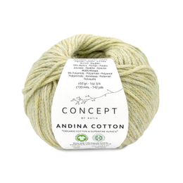 Andina Cotton von Katia, Pistazie, aus Baumwolle