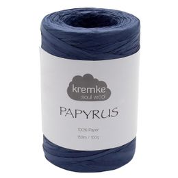 Kremke Soul Wool Papyrus von Kremke Soul Wool, Navy, aus Papier