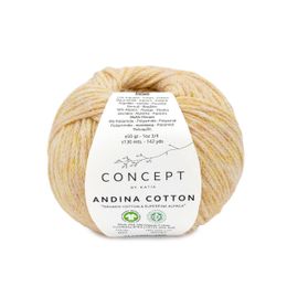 Andina Cotton von Katia, Ocker, aus Baumwolle