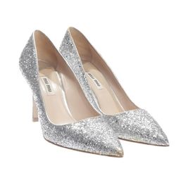 Miu Miu Pumps Damen Gr&ouml;&szlig;e 39 silber
