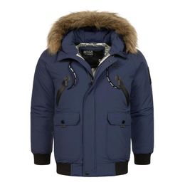 INDICODE Jeans Winter Jacket ' Zakai ' male Blue size L