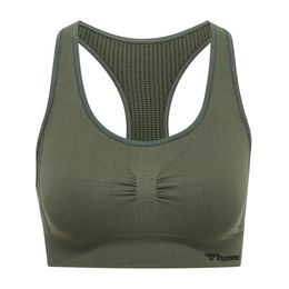 Hummel Sport-BH Damen Gr&ouml;&szlig;e S dunkelgr&uuml;n