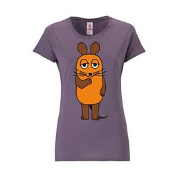 logoshirt T-Shirt 'Die Sendung mit der Maus' Damen Gr&ouml;&szlig;e XS lila
