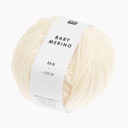 Baby Merino von Rico Design, Creme, aus Schurwolle