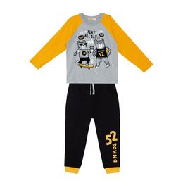 Denokids Set 'Play Allday' Jungen Gr&ouml;&szlig;e 98 grau