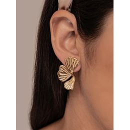 Hey Happiness Earrings 'Ginkgo Leaf' female Gold size One Size