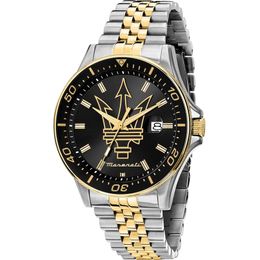 Maserati Uhr Herren Gr&ouml;&szlig;e One Size gold / schwarz / silber