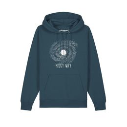 Watapparel Sweatshirt ' Milky way ' Herren Gr&ouml;&szlig;e XXL petrol / wei&szlig;