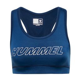 Hummel Sport-BH Damen Gr&ouml;&szlig;e L blau / wei&szlig;