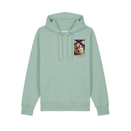 Watapparel Sweatshirt 'Tarot The Lovers' Herren Gr&ouml;&szlig;e S beige / braun / gelb / mint / schwarz