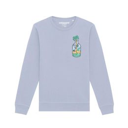 Watapparel Sweatshirt 'Holiday in a bottle' male Blue size XS