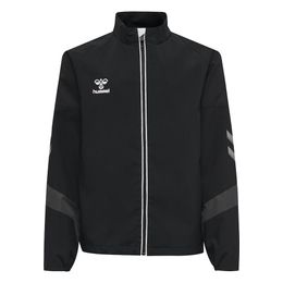 Hummel Sportjacke 'Lead' Jungen Gr&ouml;&szlig;e 176 dunkelgrau / schwarz / wei&szlig;