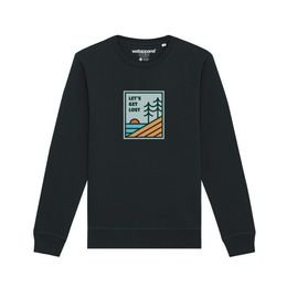Watapparel Sweatshirt ' Let's Get Lost ' male Black size M