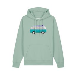 Watapparel Sweatshirt ' California Dream ' male Green size XXXL