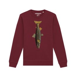 Watapparel Sweatshirt 'Forelle' male Red size 5XL