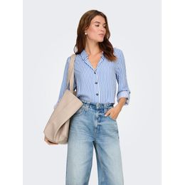 Jacqueline de Yong JDY Bluse 'JDYLAUREL' Damen Gr&ouml;&szlig;e XS hellblau / wei&szlig;