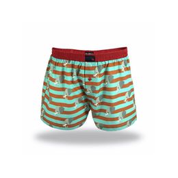 Unabux Boxer shorts 'Prints' male Green, Orange size S