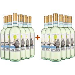 Wirwinzer Select 6+6 Paket Terra & Vitigno Pinot Grigio 2023 - Venetien &ndash; Probierpaket DOC