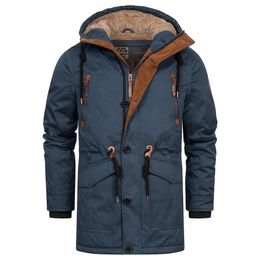 INDICODE Jeans Winter Jacket 'Gillespie' male Blue size XXXL