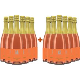 Haltinger Winzer eG 6+6 Paket Masterpiece Baden Ros&eacute; brut Sp&auml;tburgunder 2020 Brut - &ndash; Probierpaket Sekt b.A.