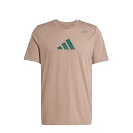 adidas Performance Performance Shirt male Brown size XS
