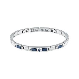 Maserati Armband Herren Gr&ouml;&szlig;e One Size navy / silber