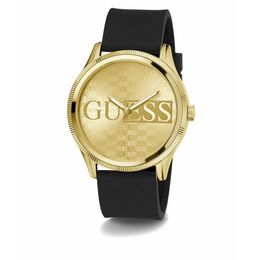 Guess Analog Watch female Gold, Black size One Size