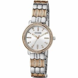 Guess Analog Watch female Gold, Silver size One Size