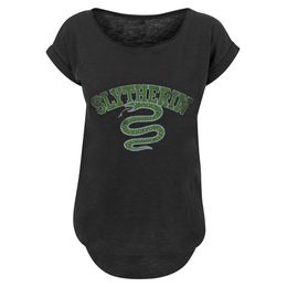 F4NT4STIC Shirt 'Harry Potter Slytherin Sport Wappen' female Black size 5XL