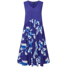 LAURAS&Oslash;N Kleid Damen Gr&ouml;&szlig;e 38 violettblau / wei&szlig; Winterkleid