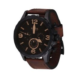 Fossil Analog Watch 'Nate JR1487' male Brown size One Size