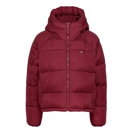 Tommy Jeans Jacke Damen Gr&ouml;&szlig;e XXL dunkelrot / wei&szlig; Winterjacke