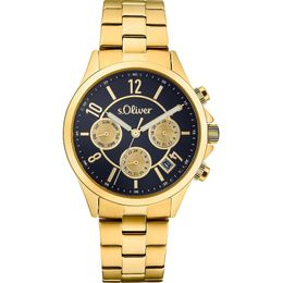 s.Oliver Analog Watch female Gold size One Size