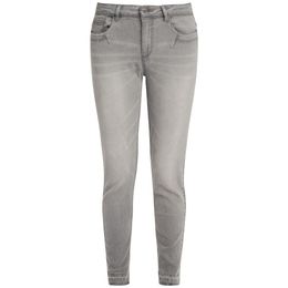 oxmo Jeans Damen Gr&ouml;&szlig;e 30 grau / grey denim / hellgrau / graumeliert