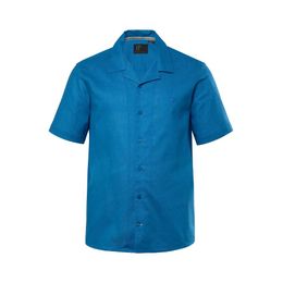 JP1880 Button Up Shirt male Blue size 5XL