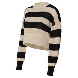 Noppies Umstand Pullover 'Ilana' Damen Gr&ouml;&szlig;e L beige / schwarz