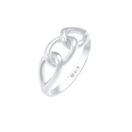 Elli Ring Knoten, Twisted Damen Gr&ouml;&szlig;e 52 silber