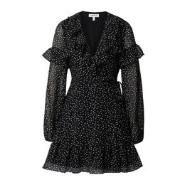EDITED Kleid 'Lulu' Damen Gr&ouml;&szlig;e 38 schwarz / wei&szlig; Winterkleid