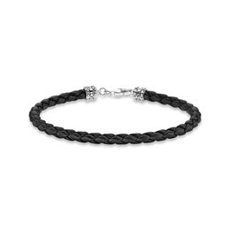 Thomas Sabo Armband Herren Gr&ouml;&szlig;e 17 schwarz / silber