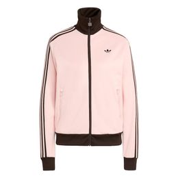 adidas originals Sweatjacke 'Classic' Damen Gr&ouml;&szlig;e L schoko / rosa