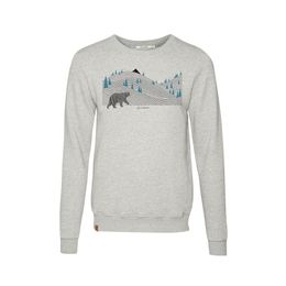 Greenbomb Sweatshirt 'Animal Bearland' male Grey size S