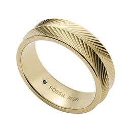 Fossil Ring female Gold size 56