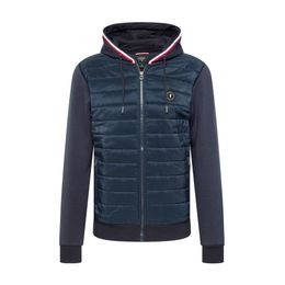Le Temps Des Cerises Sweatjacke 'THOL' Herren Gr&ouml;&szlig;e L navy / rot / wei&szlig;