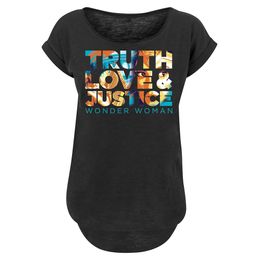 F4NT4STIC Shirt 'DC Comics Wonder Woman 84 Diana Truth Love Justice ' female Black size 4XL