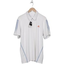 adidas Performance Poloshirt Herren Gr&ouml;&szlig;e XL Second Hand wei&szlig;