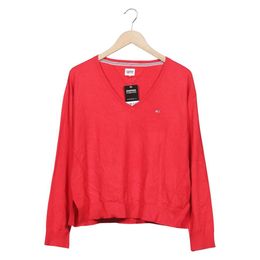 Tommy Jeans Pullover Damen Gr&ouml;&szlig;e L Second Hand rot