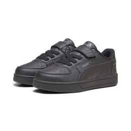 Sneaker Puma "Caven 2.0 Sneakers Kinder", Damen, Gr. 28, schwarz (schwarz cool schwarz gray), Obermaterial: Textil, Synthetik, Leder; Futter: Textil; Innensohle: Textil; Laufsohle: Gummi, Schuhe Sneaker
